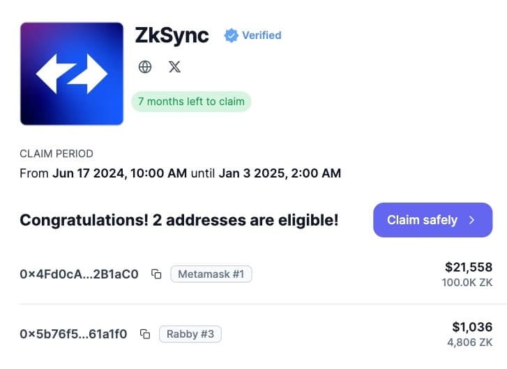 Check any wallet address for unclaimed airdrops! | Drops